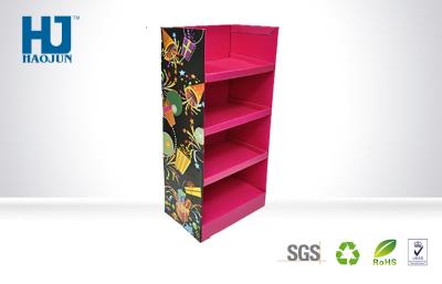 China 4C Printing Cardbaord Wardrobe Display , Durable Cardboard Counter Tier Dispaly for sale
