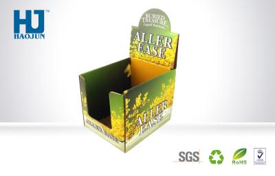 China Paper Corrugated Cardboard Counter Display Stand Recycled For POS Display for sale