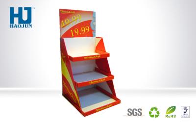 China 3 Tiers Corrugated Cardboard Pallet Display For Sport Watches Display for sale