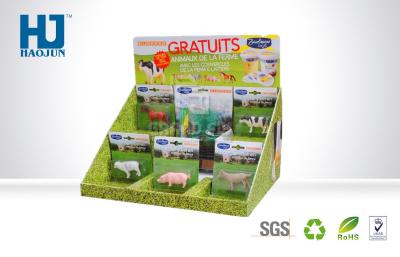 China Supermarket Pet Food Cardboard Display Boxes , Counter PDQ Display Box for sale
