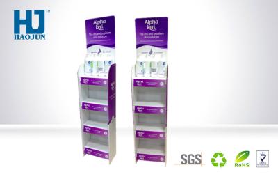 China Customized Colorful Corrugated Cardboard Retail Displays With PP Lamination for sale