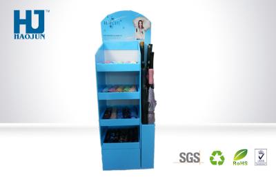 China Waterproof Recycled Floor Display Stands Cardboard CMYK / Pantone for sale