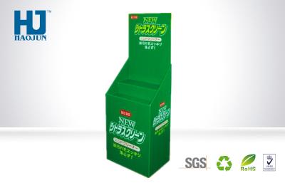 China Detergent Dump Bin Display , Supermarket Green Large Cardboard Dump Bins for sale