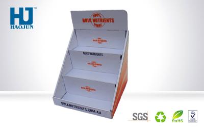 China Cardboard Counter Display Boxes Customized Three Tiers For Nutrilite for sale