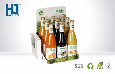 China Advertising Cardboard Cardboard Display Boxes For Beverages / Fruit Juice for sale