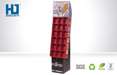 China Recyable Cells Cardboard Display Stand  For Books CD Marketing and Pamplet Sales Promotion for sale