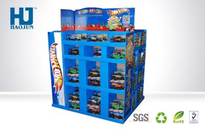 China Folded POS Cardboard Display Counter Varnishing Surface With CMYK Color for sale