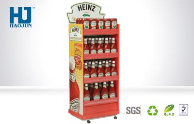 China Retail Tomato Sauce Cardboard Pallet Display Counter, Quality Guarantee Customized Stand for sale