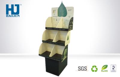 China Customized Cardboard Floor Displays Foldable for Tea Promotion for sale