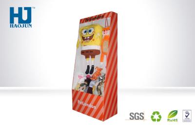 China Durable Recyclable Plush Toy Cardboard Dump Bin Display with Hooks for sale