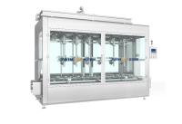 China Automatic Pesticide Filling Machine 5-50ml 1000x1000x1400mm PLC Controlled High Precision for sale