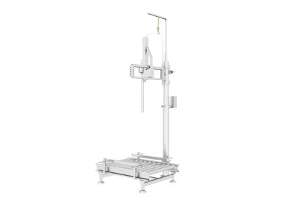 China Rotating Arm Pesticide Weighing Filling Machine 1000kg Capacity 0.2% Accuracy 5 Drums per Hour for sale