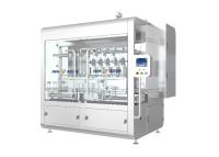China 1200BPH Automatic Pesticide Filling Machine 6 Nozzles 1-5L Servo Driven for sale