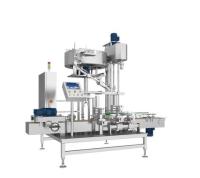 China Automatic Single Head Capping Machine 5-30L 500bph High Precision Barrel Capper for sale