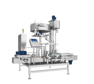 China Automatic Single Head Capping Machine 5-30L 500bph High Precision Barrel Capper for sale