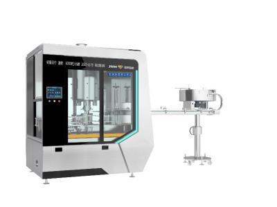 China 6500 BPH Rotary Automatic Capping Machine 80ml-1000ml 6 Capping Heads for sale