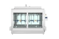 China JWIM Automatic Chemical Liquid Filling Machine with Multiple Nozzles and PLC Control for sale