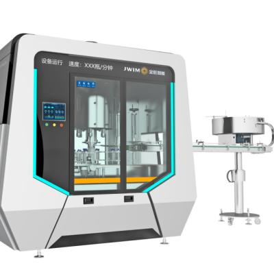 China Rotary Type Automatic Capping Machine FX-8AH 9000 BPH 80ml-1000ml 8 Capping Heads for sale