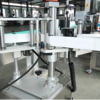 China Automatic Double Side Flat Bottle TN-150K Adhesive Sticker Labeling Machine 220V 2.2KW for sale