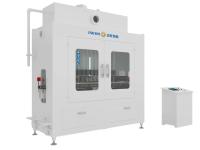 China Microcomputer In line Anti-corrosion Gravity Bottle Filling Machine 100ml 500ml for sale