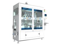 China Microcomputer Gravity Bottle Filling Machine 100ml 500ml 2800BPH Schneider PLC for sale