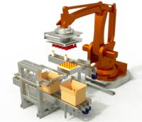 China 3-6 Cases/Min IRB4600 380V 50Hz/4KW  Robot Packing Machine for sale