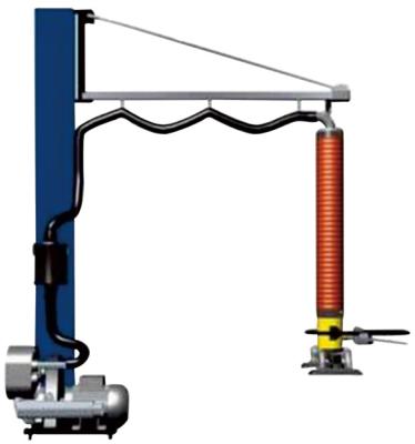 China EMLH1202550 Vacuum Lifting System 35kg Load 2800mm 270 Degree Sector Working Area Aluminum Alloy Rail for sale