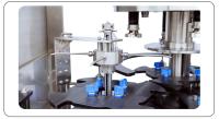 China PLC Controlled Rotary Automatic Screw Capping Machine 6 Head 50ML-1000ML Max 7500 BPH for sale