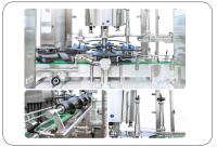 China PLC Controlled Rotary Automatic Screw Capping Machine 6 Head 50ML-1000ML Max 7500 BPH for sale