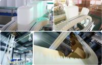 China Carton Barrel Gripper Conveyor System with Aluminum Frame and Belt Clamping for Multi-Floor Material Transport for sale