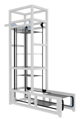 China Upgrade Your Material Handling System With Continuous Vertical Lift Conveyor for sale