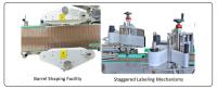 China Square And Flat Bottles TN-200LDS Double-sided Self-Adhesive Labeling Machine for sale