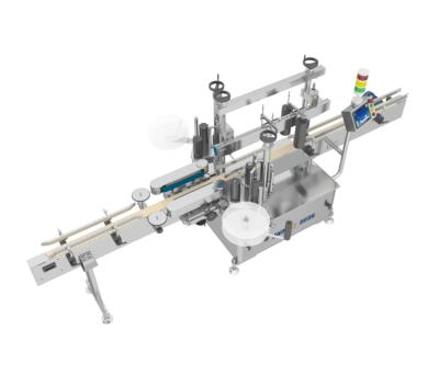 China Self Adhesive Double Sided Labeling Machine TS-150B 3000-6000 BPH ±1mm Precision for sale