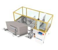 China Automatic Carton Erector Machine GPK-50 Left In Right Out 6-8 Boxes per Minute for Agrochemical Bottle Filling Line for sale