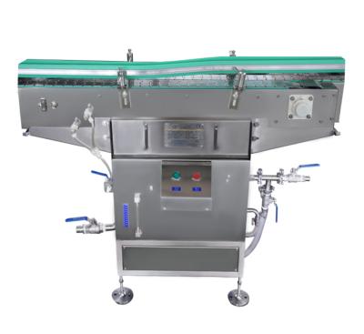 China Industrial Conveyor Belt Cleaning Device 220V 100L/MIN Air Consumption 0.1KW for sale