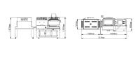 China BTA-450/450A+BM-500 Fully Automatic L Shaped Heat Shrink Packaging Machine for sale