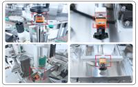 China Pharmaceutical Chemical Self Adhesive Double Sided Labeling Machine for sale