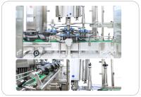 China 1-5L Pesticide Drum Four Head Rotary Capping Machine 4000BPH Schneider PLC for sale