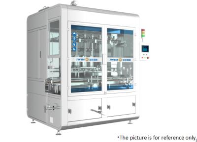 China Piston Liquid Filling Machine designed for filling volumes from 1000ml to 5000ml with filling precision plus minus three to five grams for sale