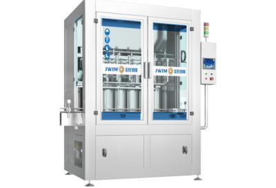 China Piston Liquid Filling Machine Featuring Servo Motor Driven Filling System and PLC Control for Consistent Packaging Output for sale