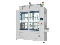 China PLC Controlled Micro-Computer Filling Machine with Electric Scale Weight Feedback and Stainless Steel 304 Frame for sale