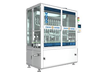 China CDP-12AJ Micro-Computer Pesticide Filling Machine with PLC Control SUS304 Stainless Steel and Electronic Weighing System for sale