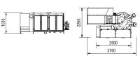 China Agrochemical, daily chemical 1-5L square barrel unscrambler machine for sale