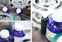 China Agro, fine chemical, fertilizer oil round bottle labeling machine for sale