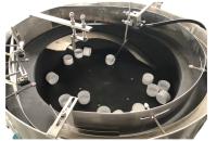 China Pesticide Filling Machine Utilizing Rotary Structure And Cap Grabber Technology For Accurate And Fast Filling Operations for sale