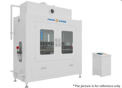 China Pesticide Filling Machine Inline Gravity Filling Machine with Touch Type Man Machine Interface for User Friendly Control for sale