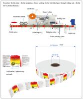 China TN-150 Intelligent Self-Adhesive Round Bottle Labeling Machine with PLC Control and 304 Stainless Steel Construction for sale