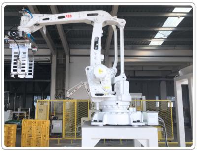 China ABB IRB 460 Automatic Case Palletizer Robot System 3.67KW Power 110KG Capacity 4-Axis Industrial Automation for sale