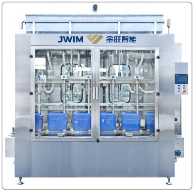 China 5L-30L Agrochemical Automatic Drum Filling Machine with Mettler Toledo Weighing System - 300-400 BPH Capacity for sale