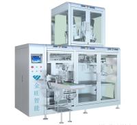 China DGD-180 Automatic Premade Pouch Packing Machine - 3KW Power, 40 pouches/min, 80-180mm width capacity for sale